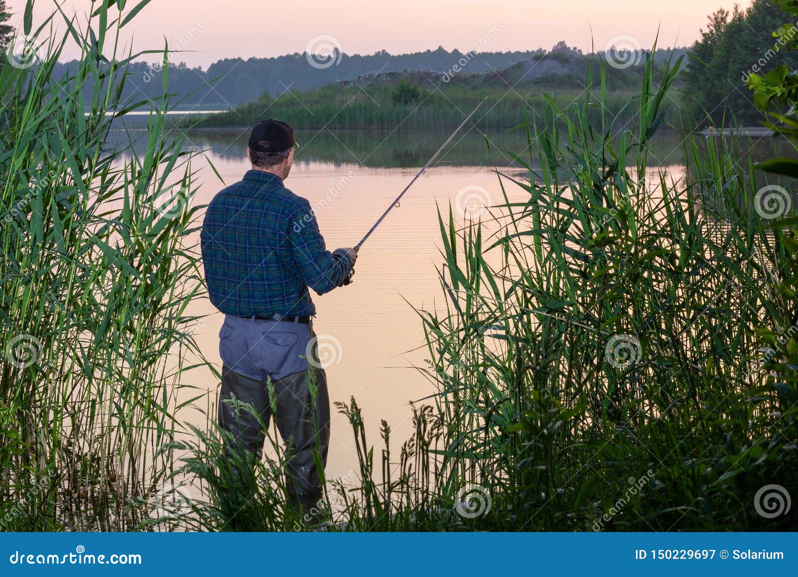 Angler stock image. Image of outdoor, angler, spin, hobby - 150229697