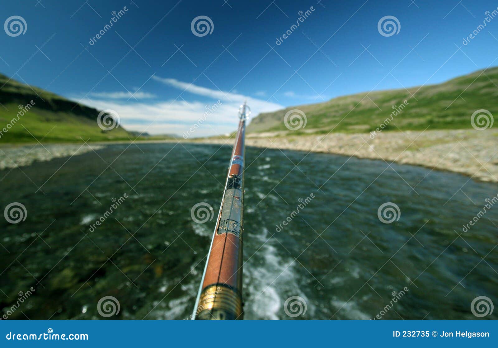 Anglers view stock image. Image of pole, retire, fishing - 232735