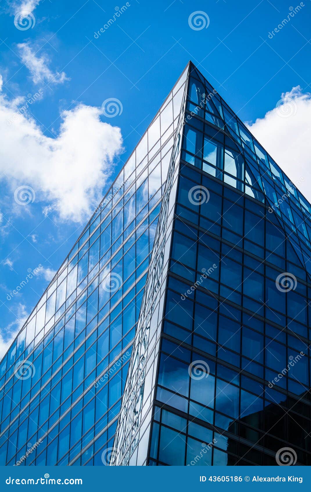 Angles stock photo. Image of cloud, abstract, blue, glass - 43605186