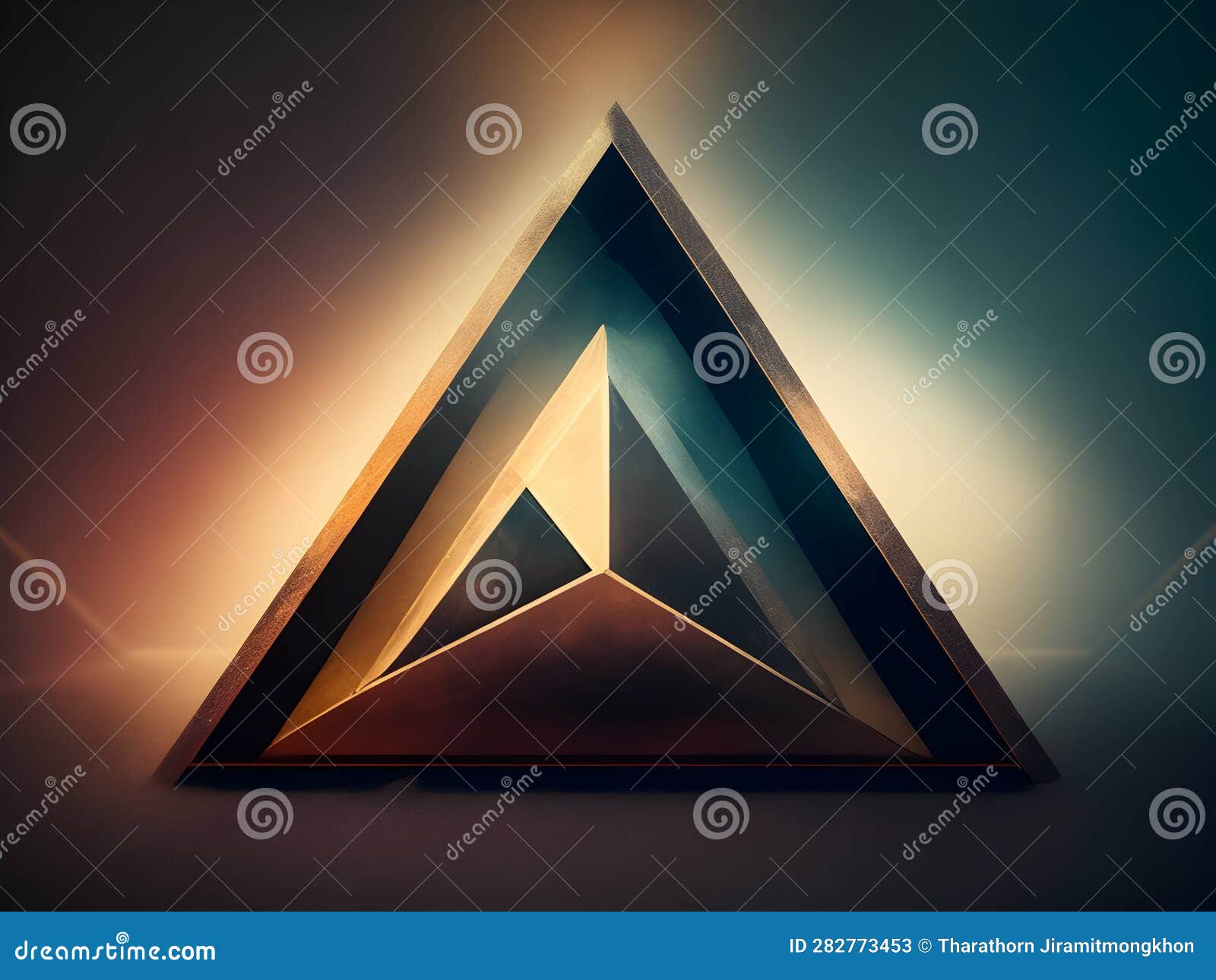 Angles and Edges: Abstract Triangle Prints for Modern Spaces Stock ...
