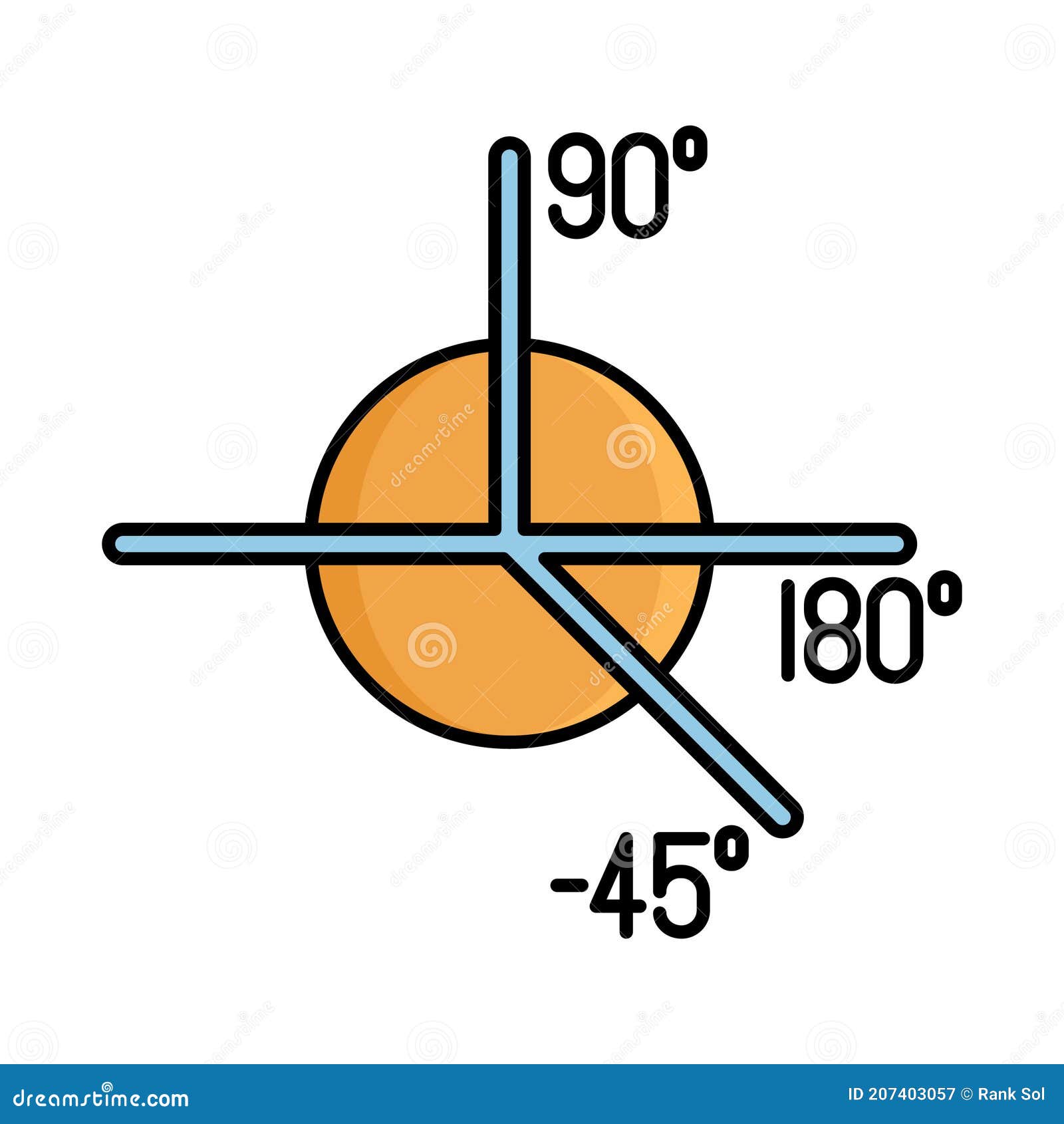 Angles Isolated Vector Icon that Can Be Easily Modified or Edited Stock ...