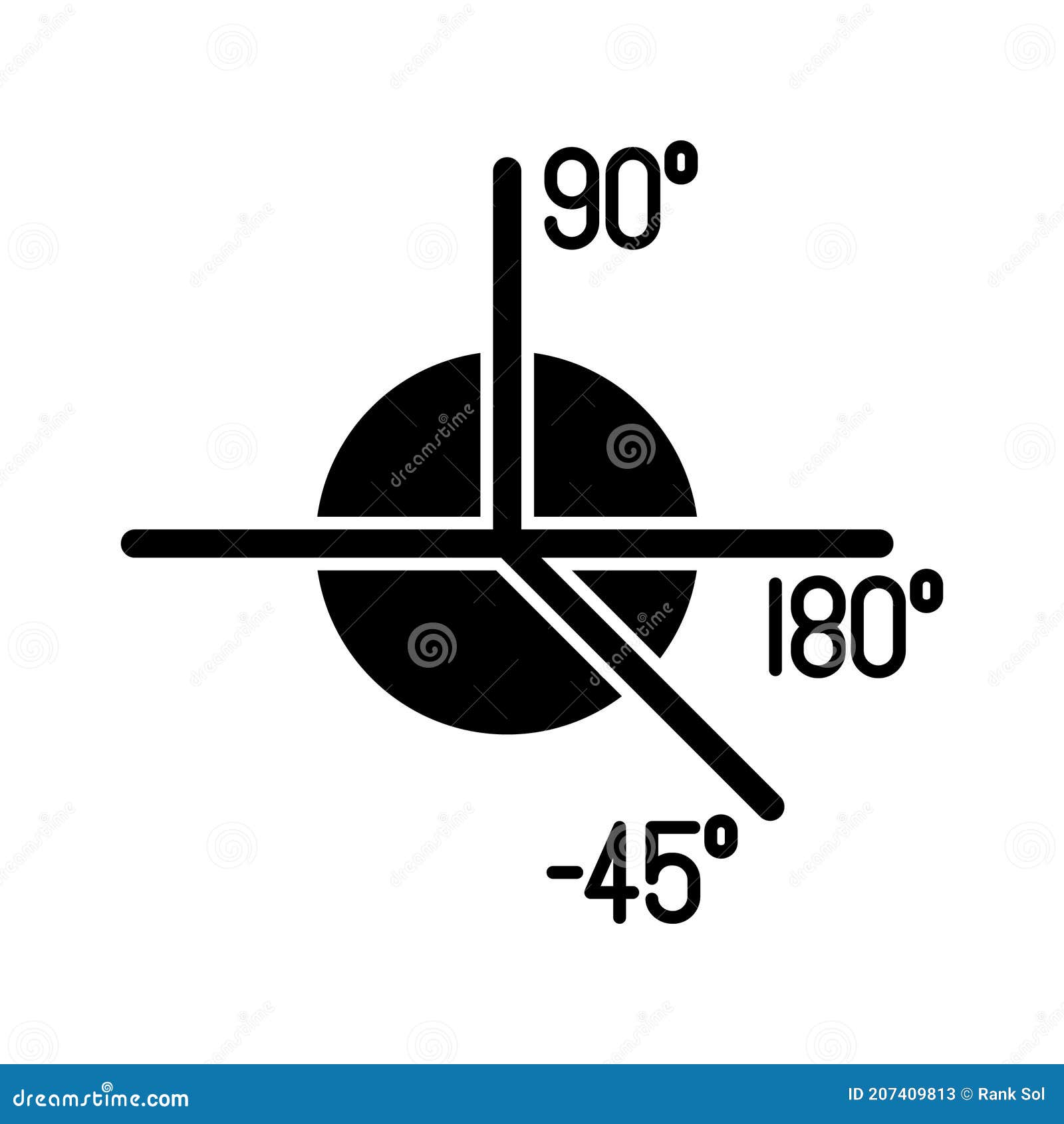 Angles Isolated Vector Icon that Can Be Easily Modified or Edited Stock ...