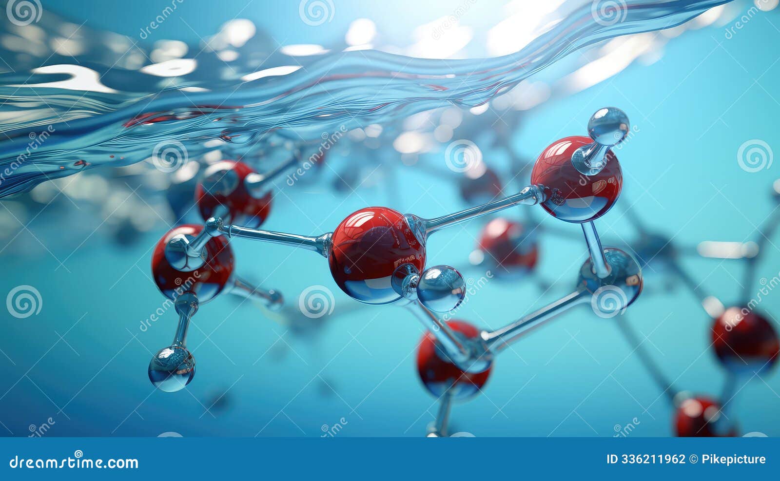 Structure Of Oxygen On A White Background Stock Photography ...