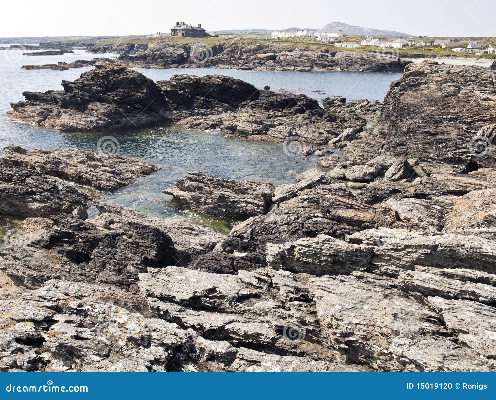 Anglesey Coast Rockpool Wales Stock Photo - Image of sports, wales ...