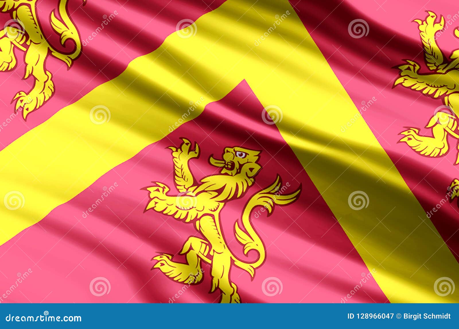 Anglesey flag illustration stock illustration. Illustration of effect ...