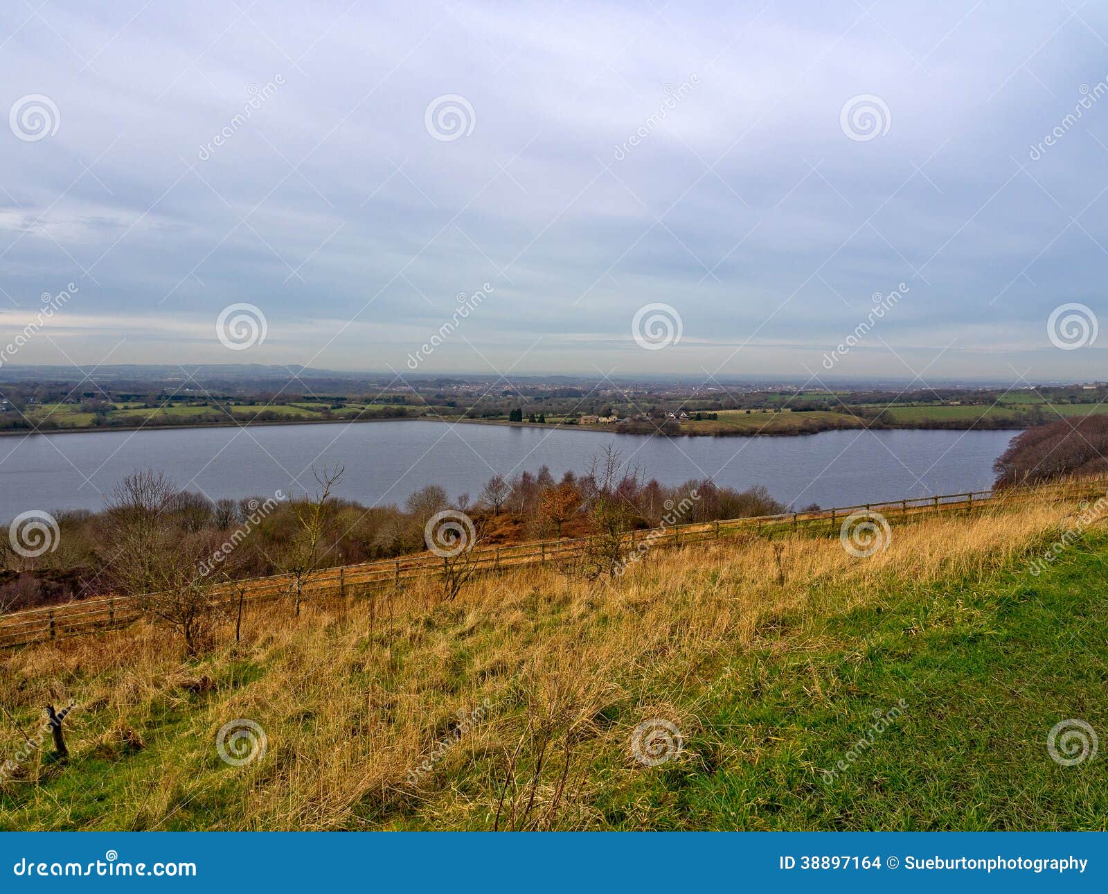 Anglezark reservoir stock photo. Image of cloud, pasture - 38897164