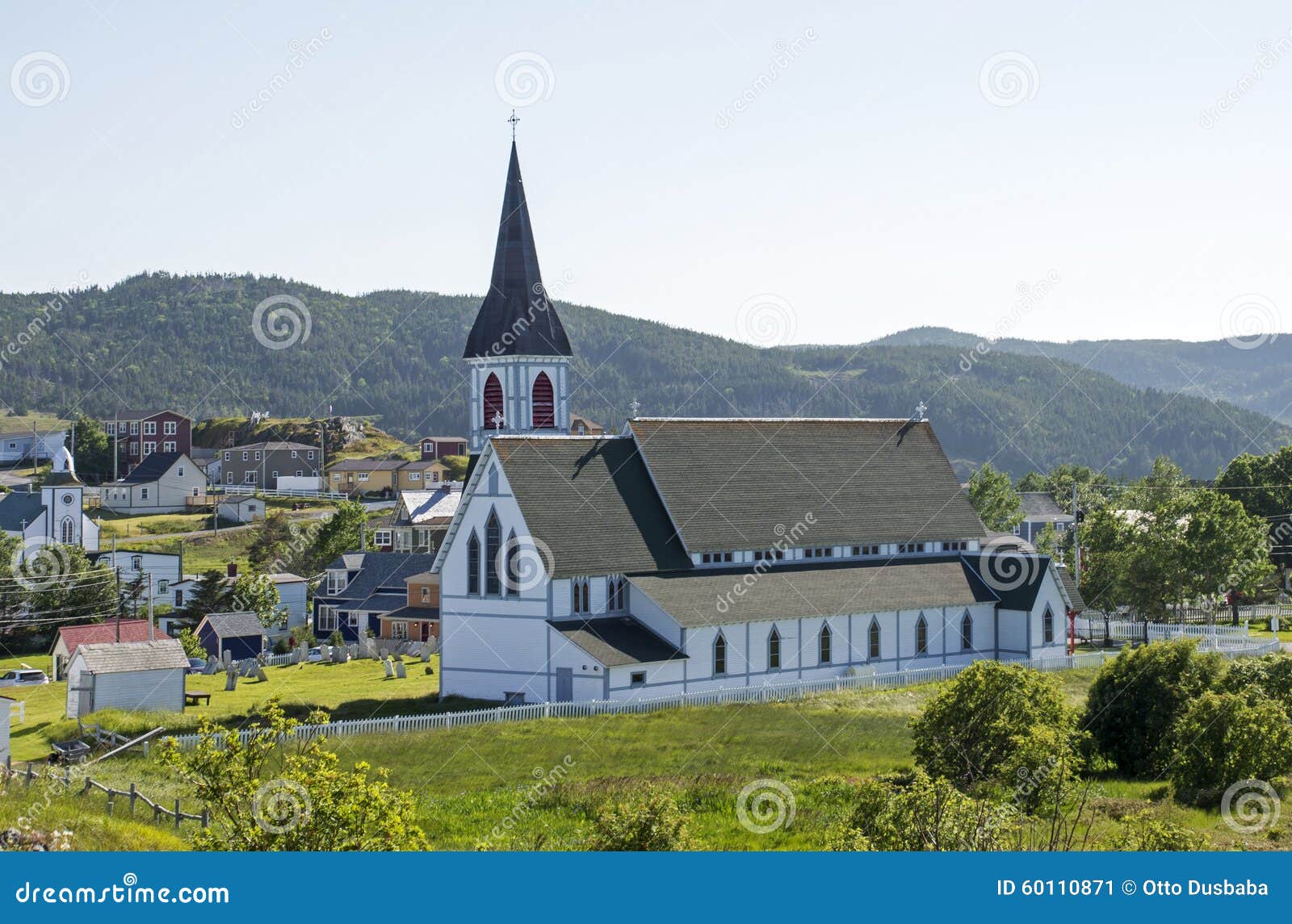 Anglican Church in Newfoundland Stock Image - Image of architecture ...