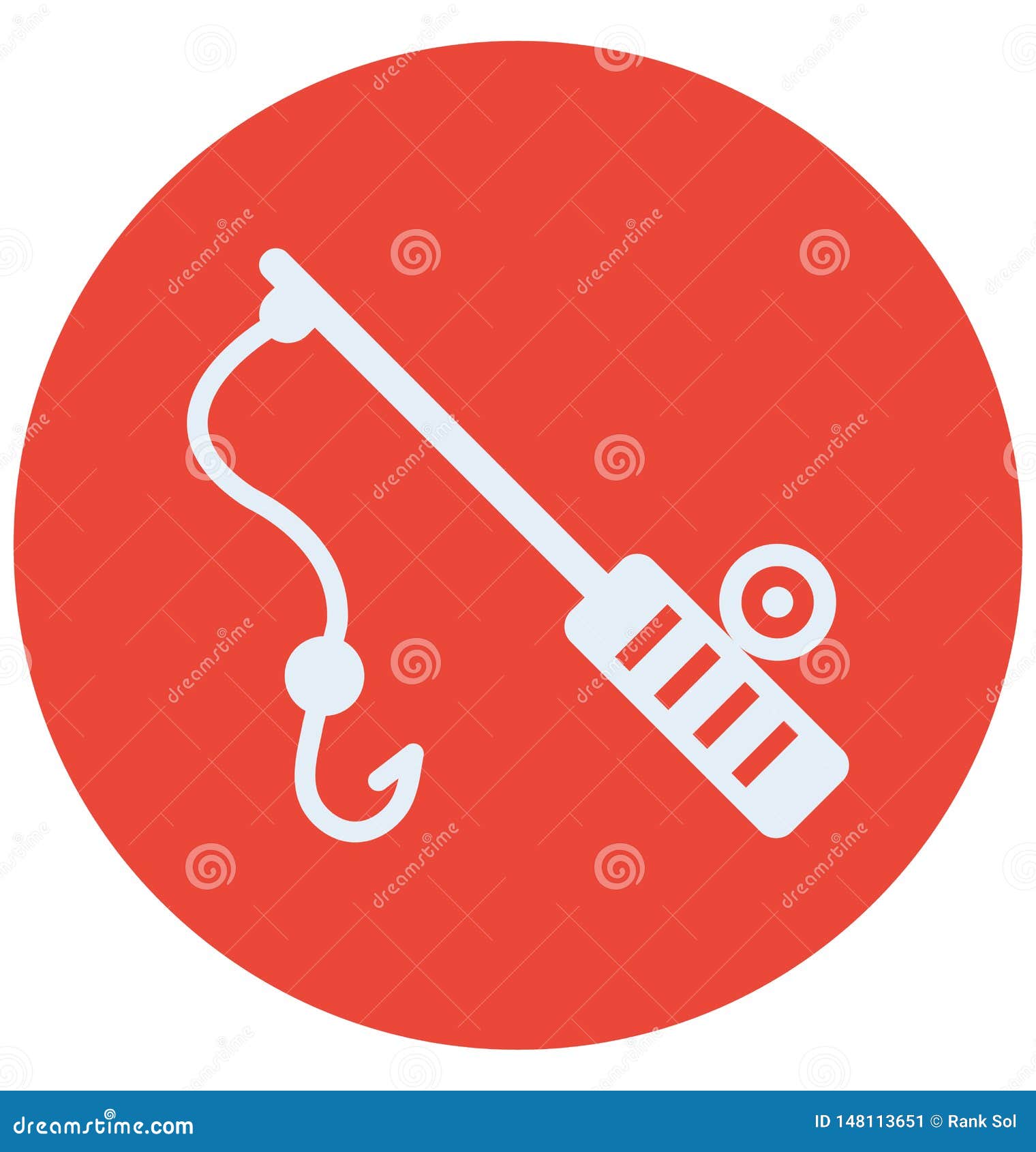 Print Angling Isolated Vector Icon Which Can Easily Modify or Edit ...