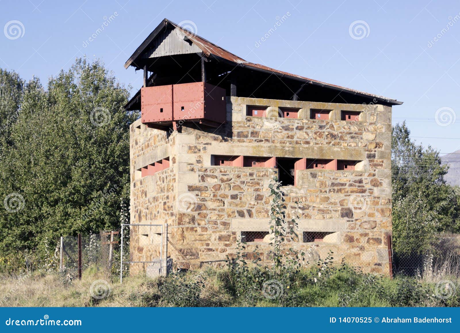 Anglo-Boer War Block House stock image. Image of horizontal - 14070525