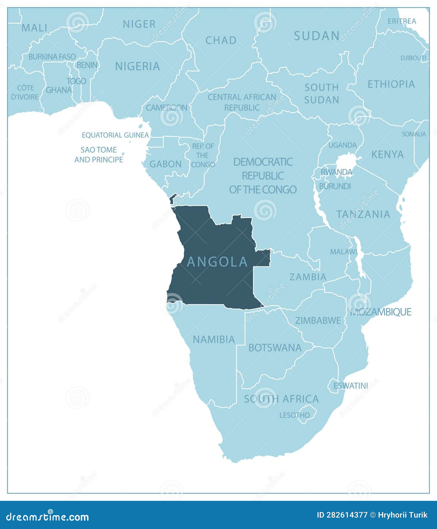 Angola. All Countries Of The World. Infographics For Presentation ...
