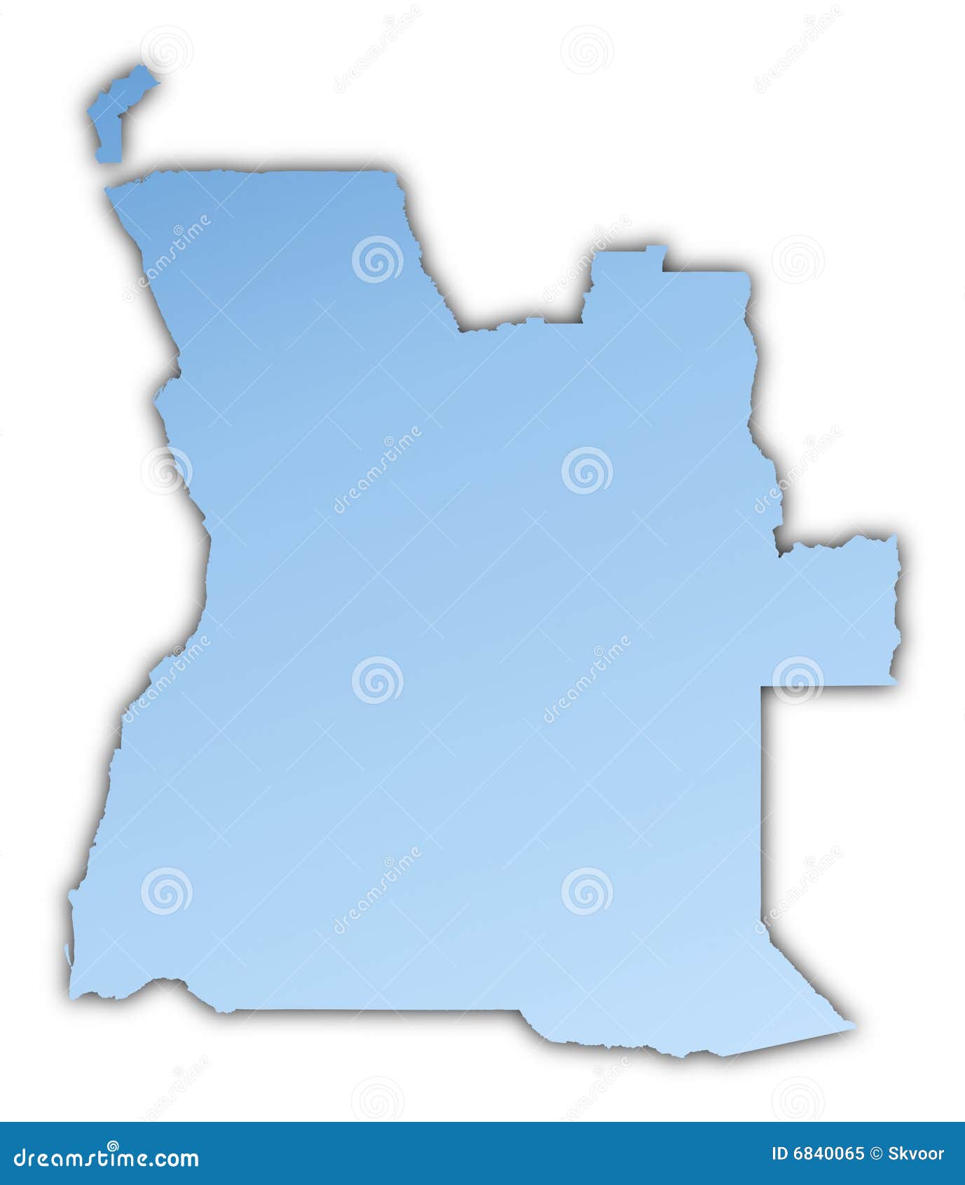 Angola Map Cartoon Vector | CartoonDealer.com #188992383