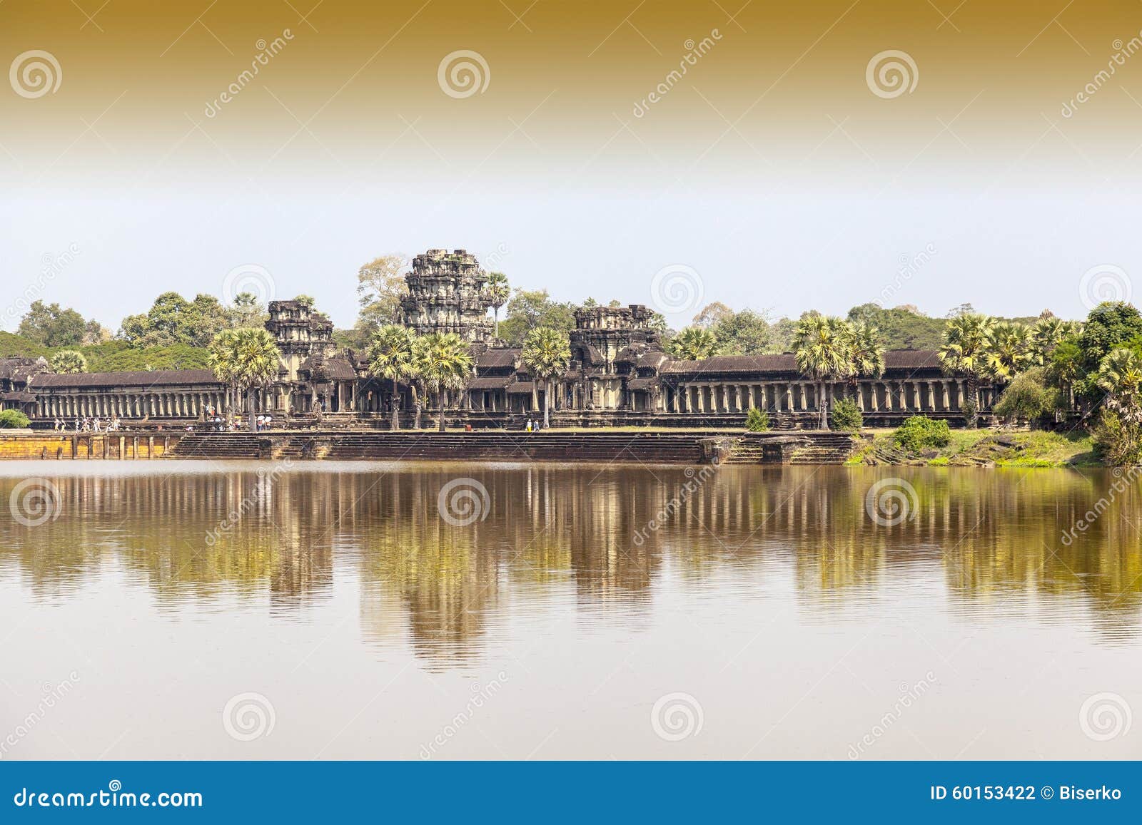 Angor Wat fotografía editorial. Imagen de antigüedad - 60153422