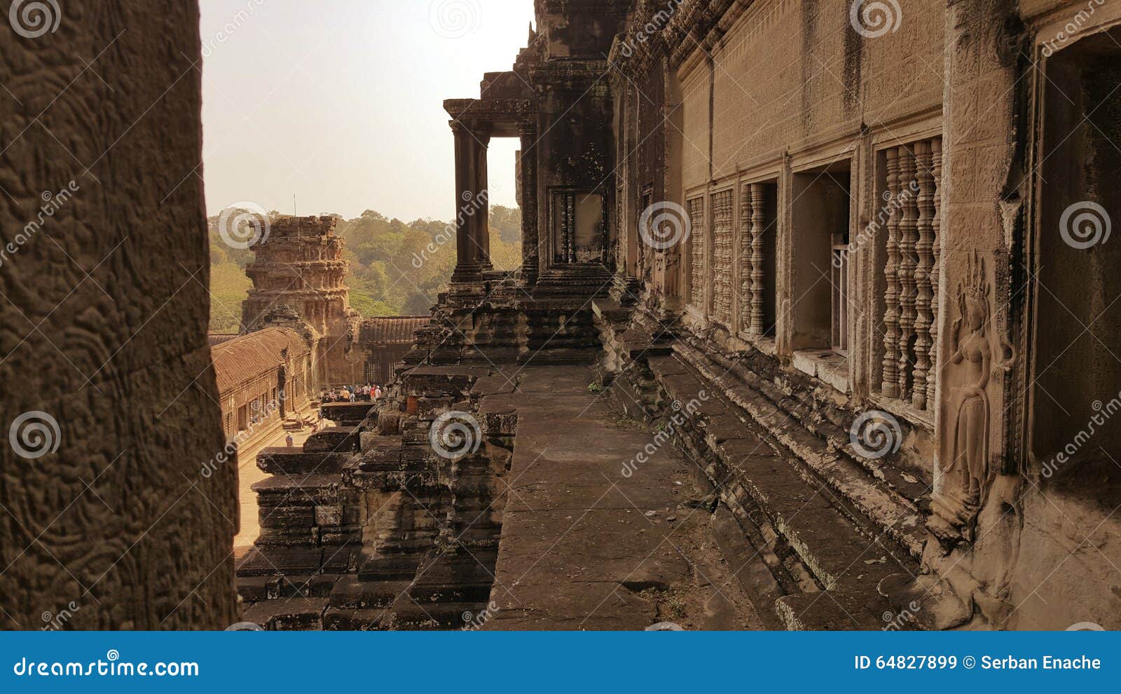 Angor Wat stock image. Image of angor, landmark, tourist - 64827899