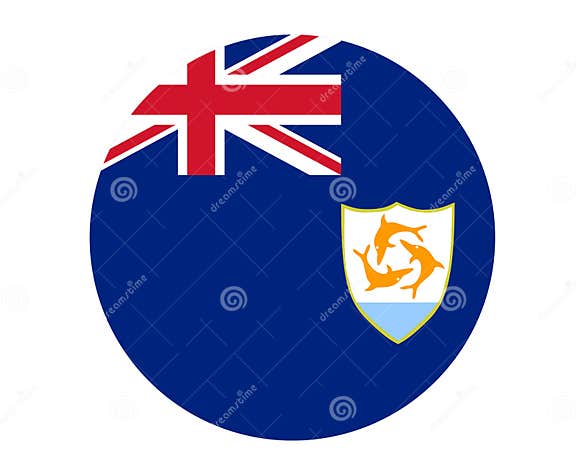 Anguilla Flag National North America Emblem Icon Vector Stock Vector ...