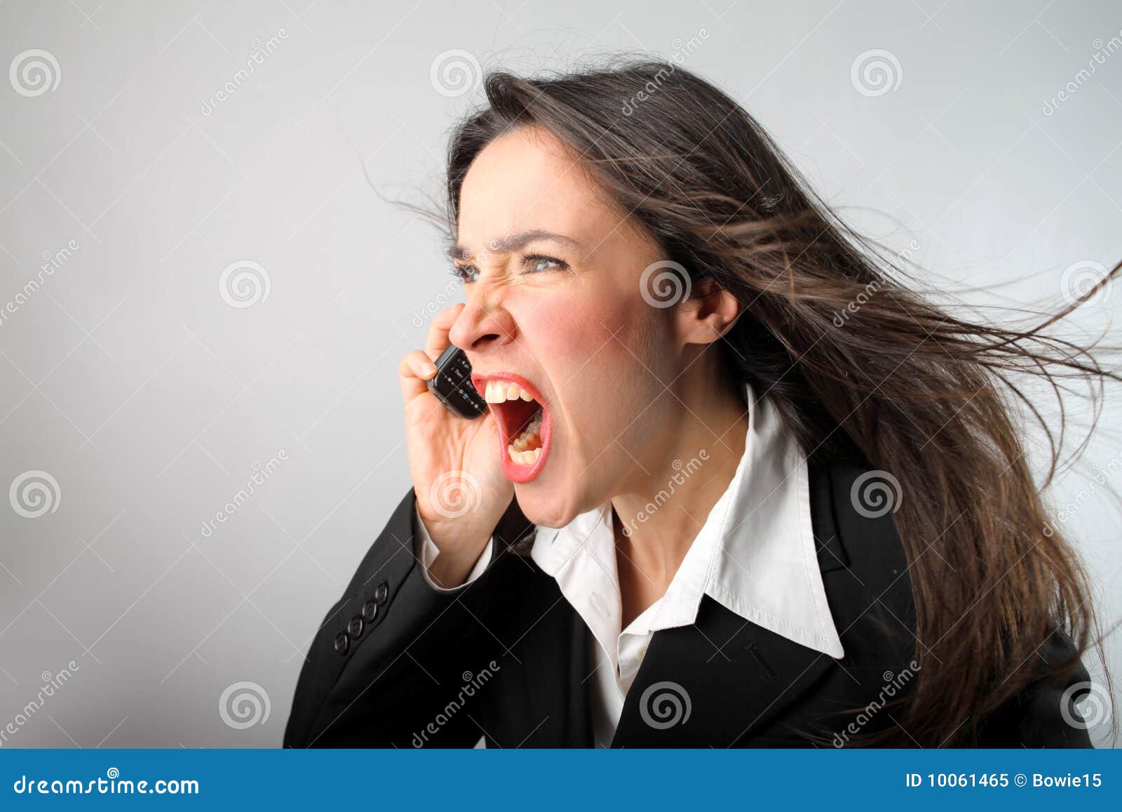 Angry stock image. Image of telephone, mobile, conversation - 10061465