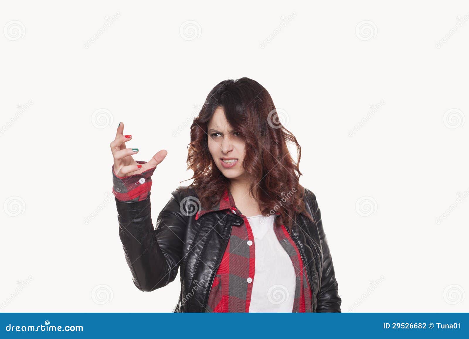 Angry stock photo. Image of model, stress, portrait, young - 29526682