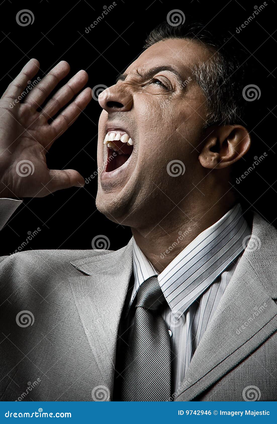 Angry adult man stock photo. Image of mouth, anger, diversity - 9742946