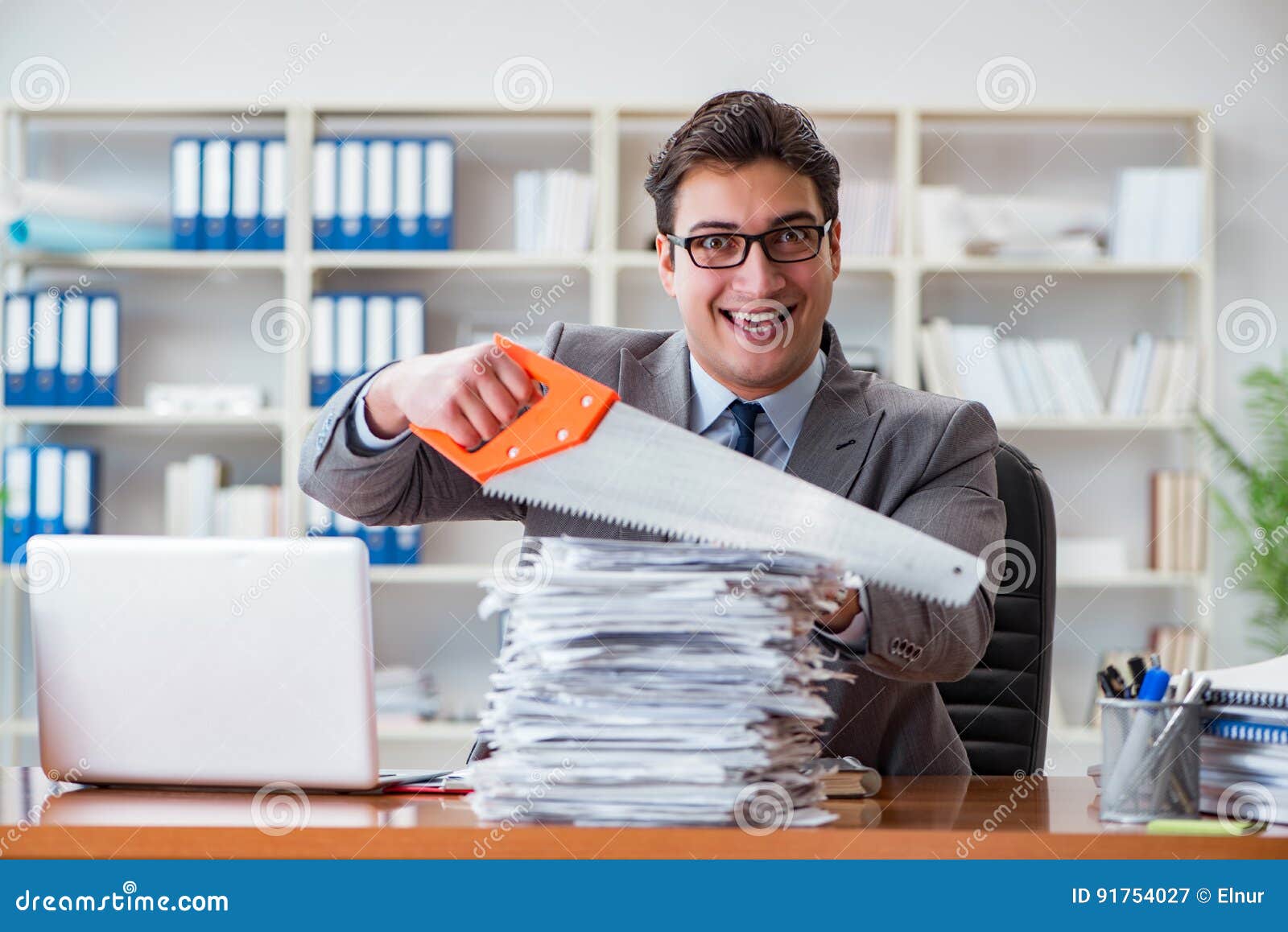 The Angry Aggressive Businessman in the Office Stock Image - Image of ...