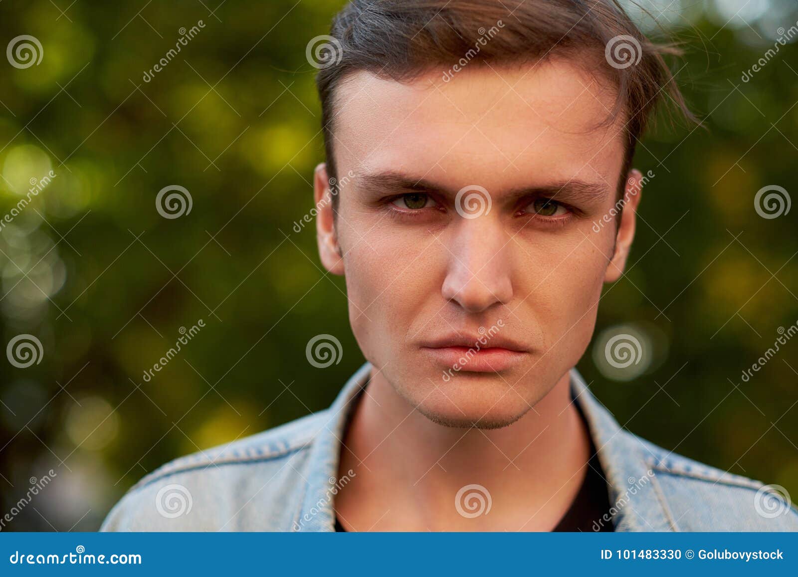 Angry aggressive man face. stock photo. Image of angry - 101483330