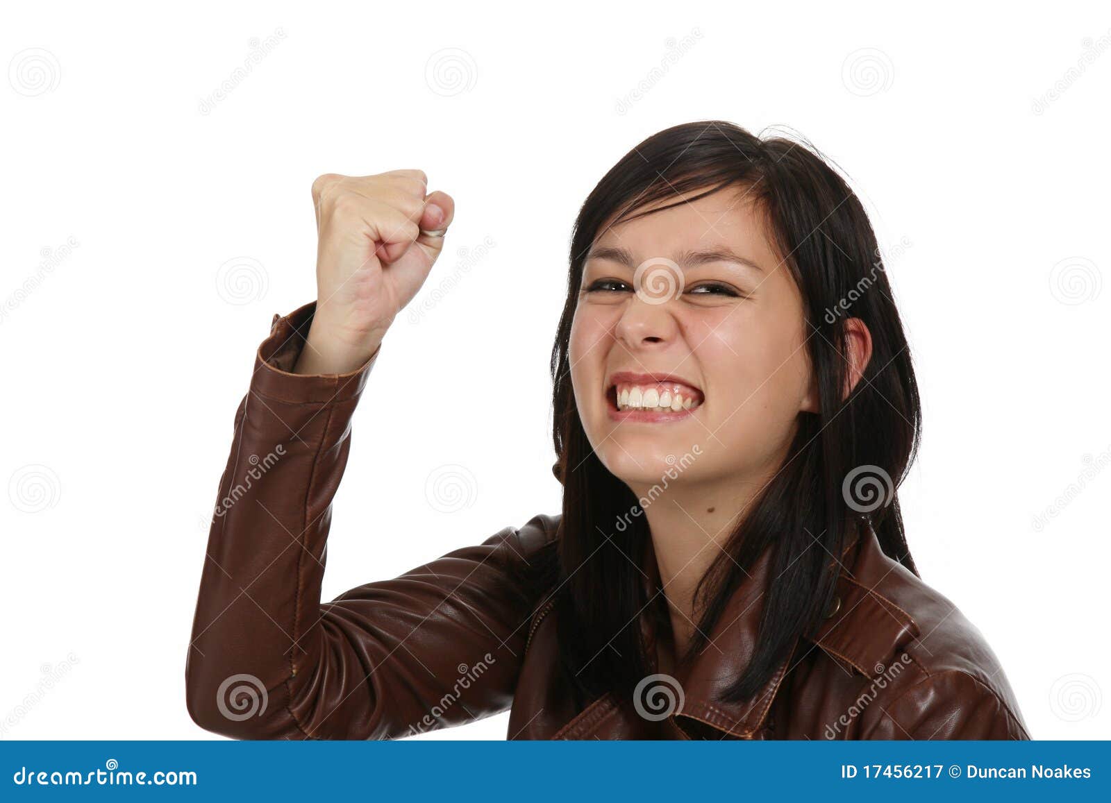 Angry and Agressive Young Woman Stock Image - Image of fight, isolated ...