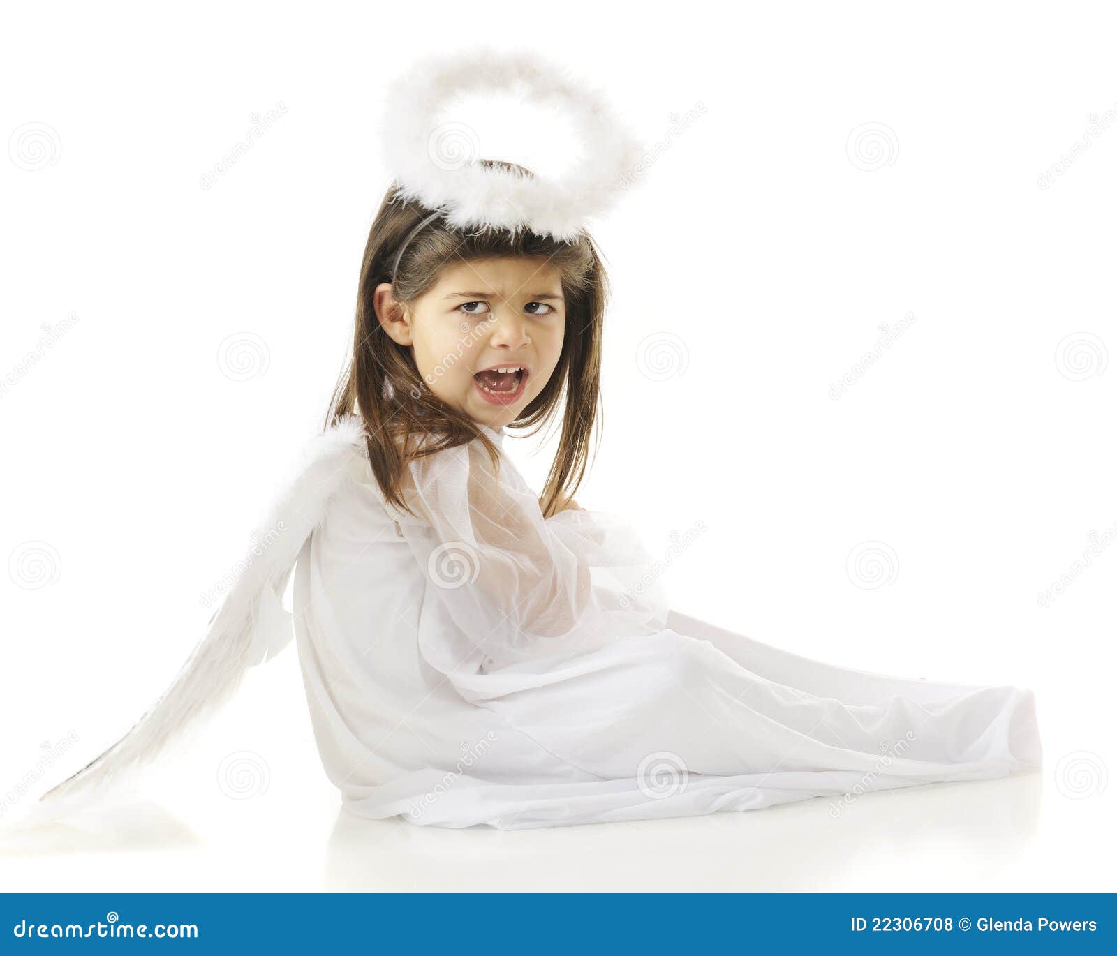 Angry Angel Royalty-Free Stock Image | CartoonDealer.com #22306708