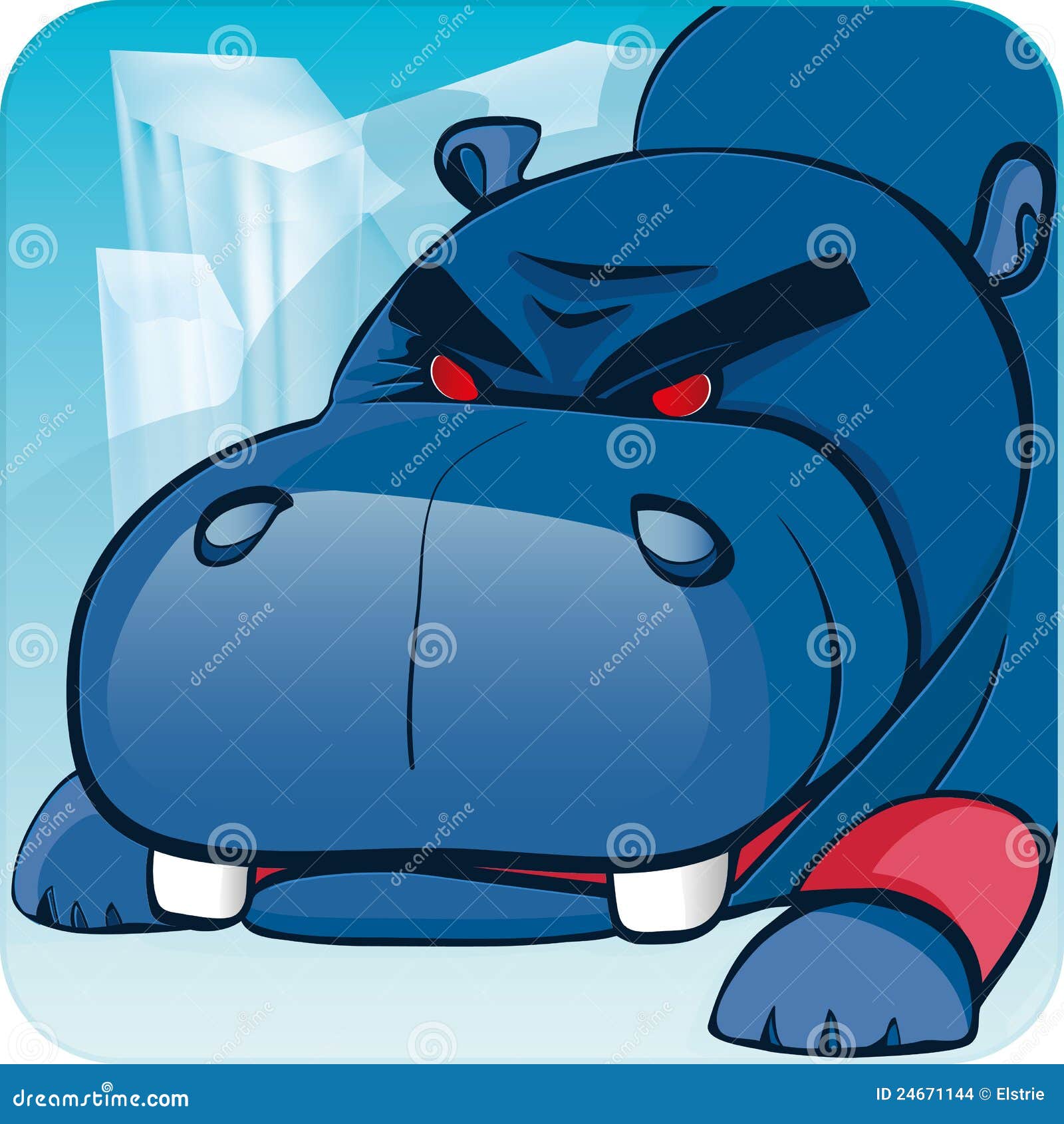 Angry animal stock illustration. Illustration of hunt - 24671144