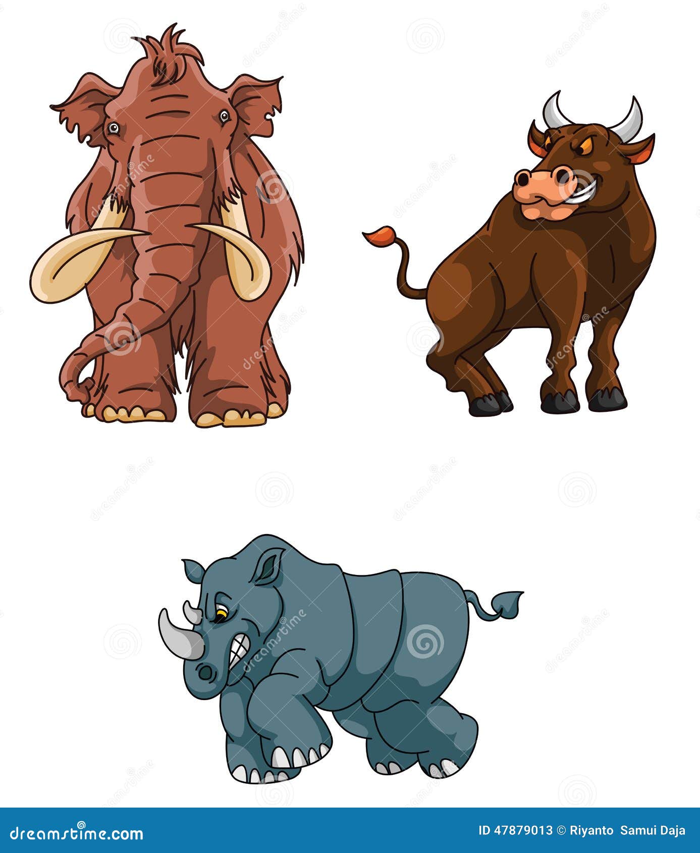 ANGRY MAMMOTH ELEPHANT MASCOT ILLUSTRATION GAMING VECTOR ...
