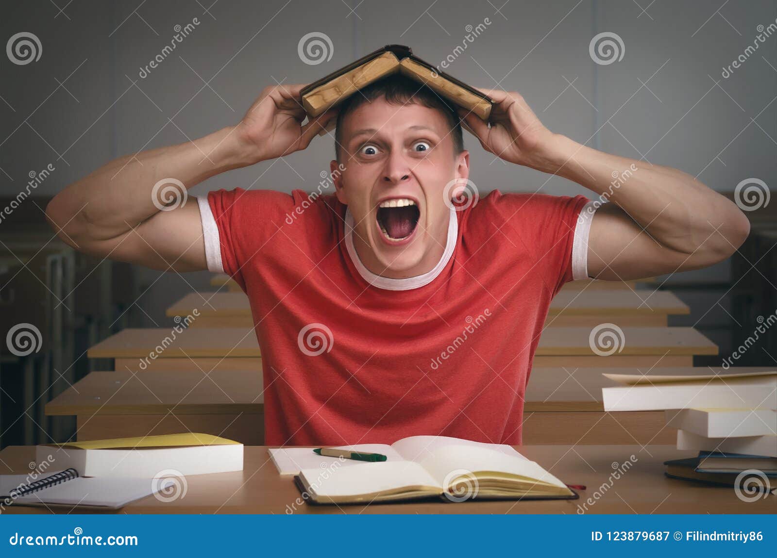 Student. stock image. Image of home, learning, pass - 123879687