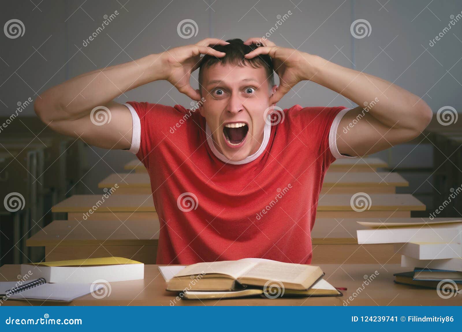 Student. stock image. Image of auditory, angry, pass - 124239741