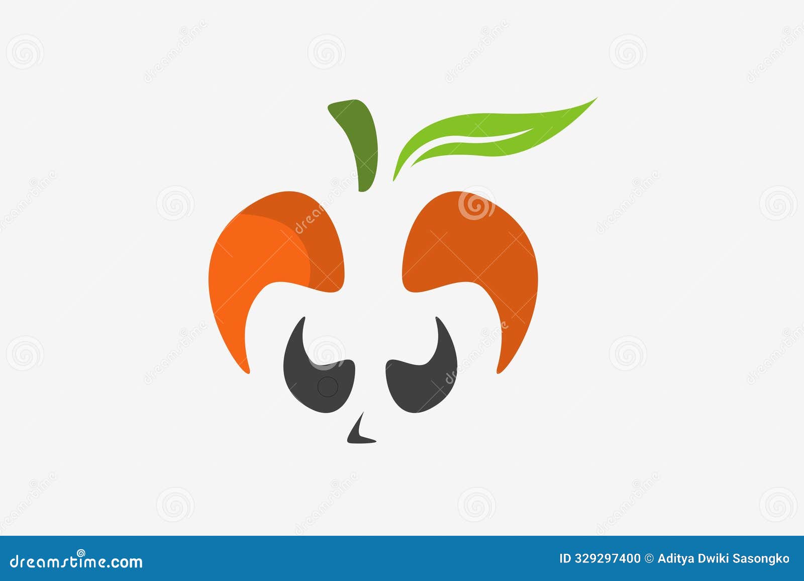 Angry Apple Cartoon Vector Illustration | CartoonDealer.com #144871804