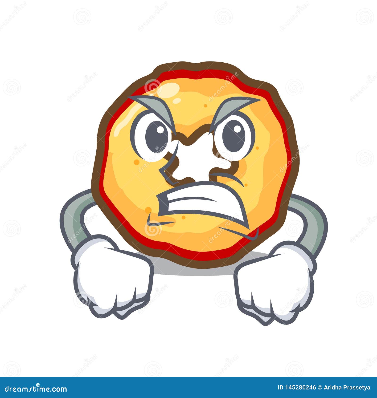 Angry Apple Chips Presented on Character Boards Stock Vector ...
