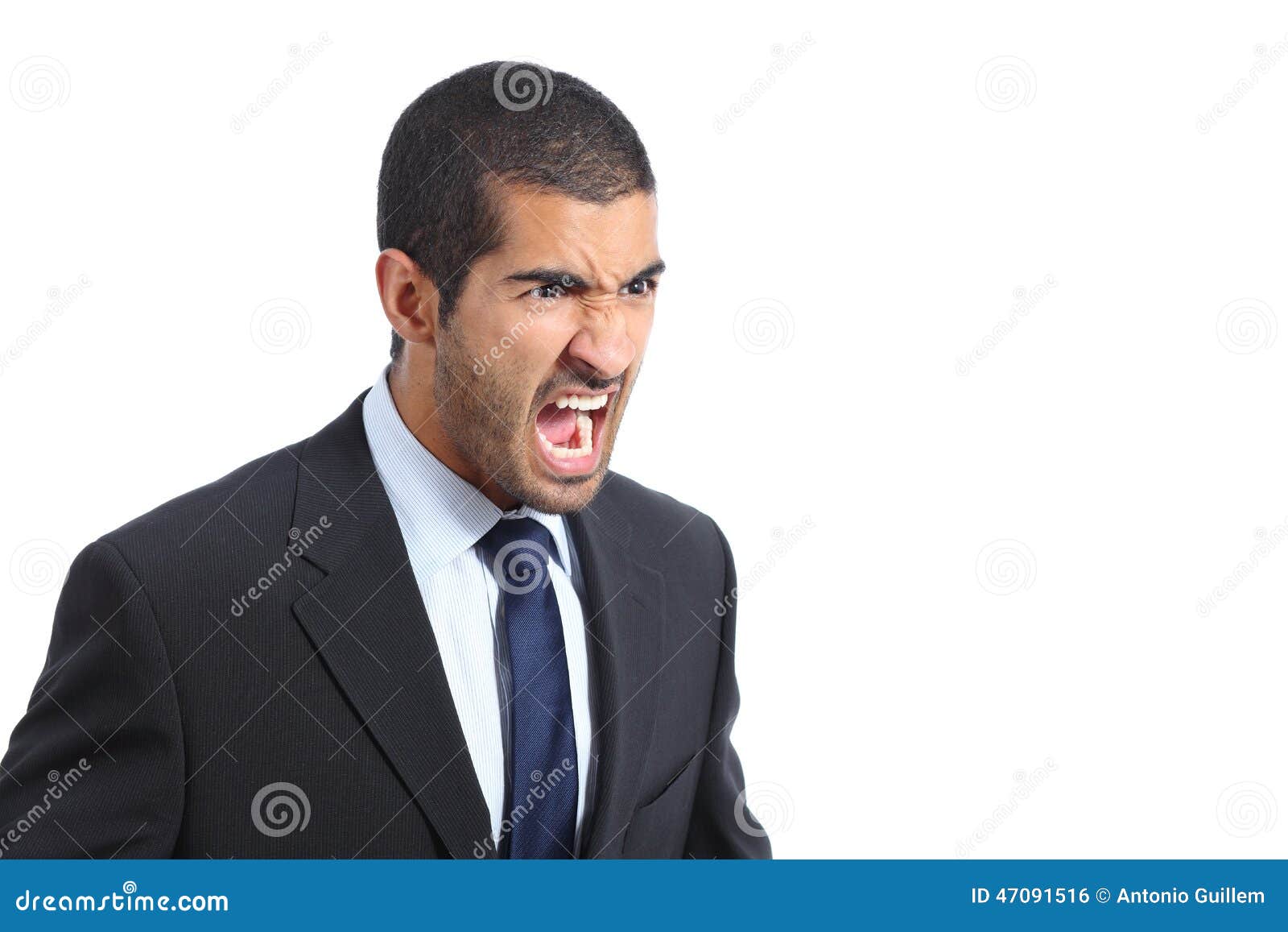 Angry Arab Business Man Shouting Stock Photo - Image of businessperson ...