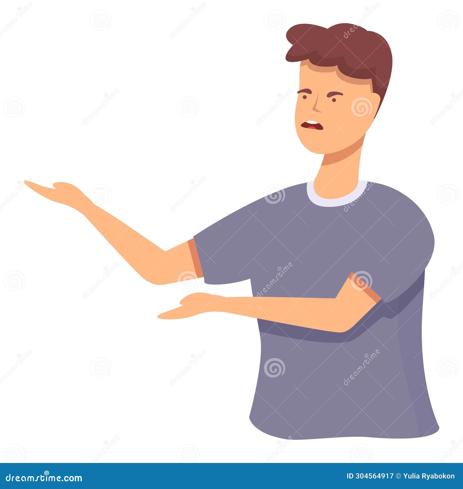 Angry Argument Icon Cartoon Vector. Irate Problem Stock Vector ...