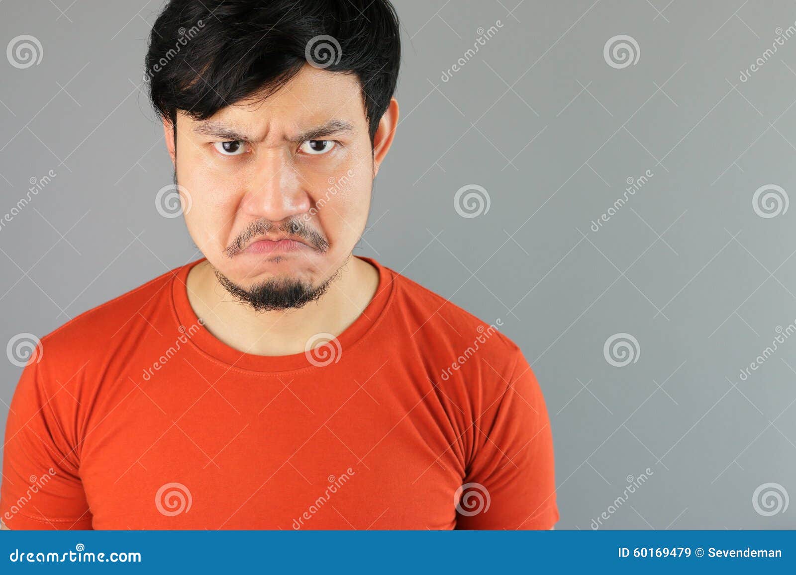 Angry Asian man stock image. Image of japanese, frustration - 60169479