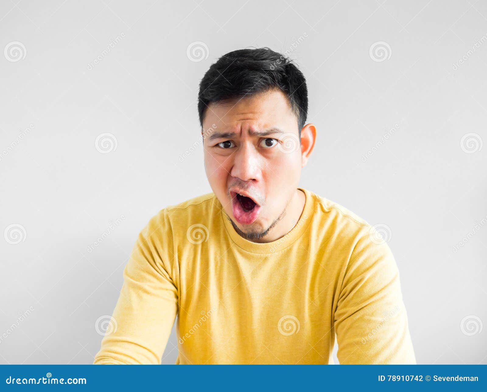 Angry Asian man. stock photo. Image of quarrel, japanese - 78910742