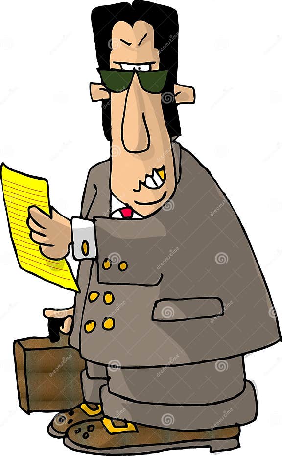 Angry Attorney stock illustration. Illustration of lawyer - 30997