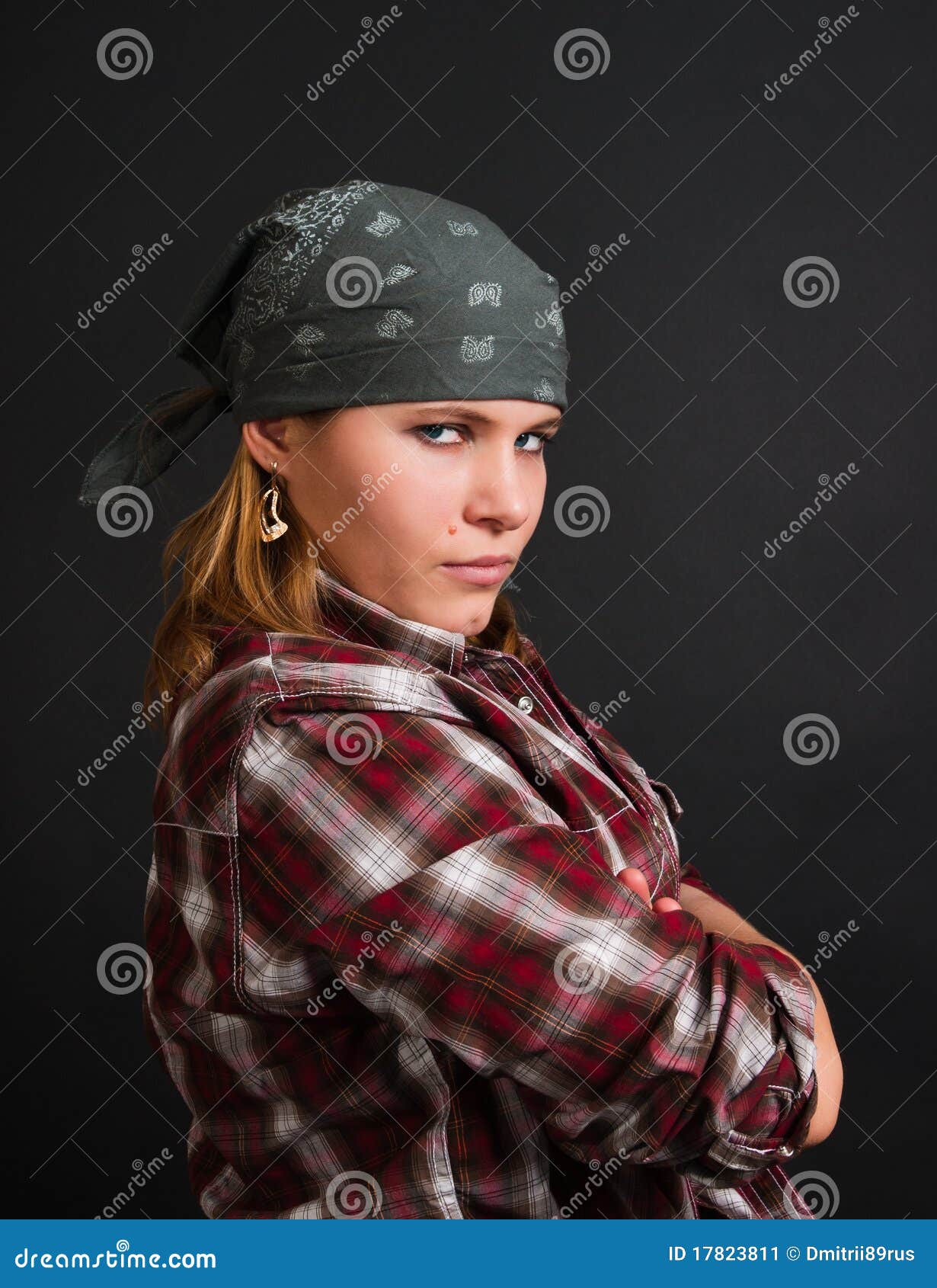 Bandit Girl, Fat Model In Balaclava, Woman Plus Size In Shirt Posing ...
