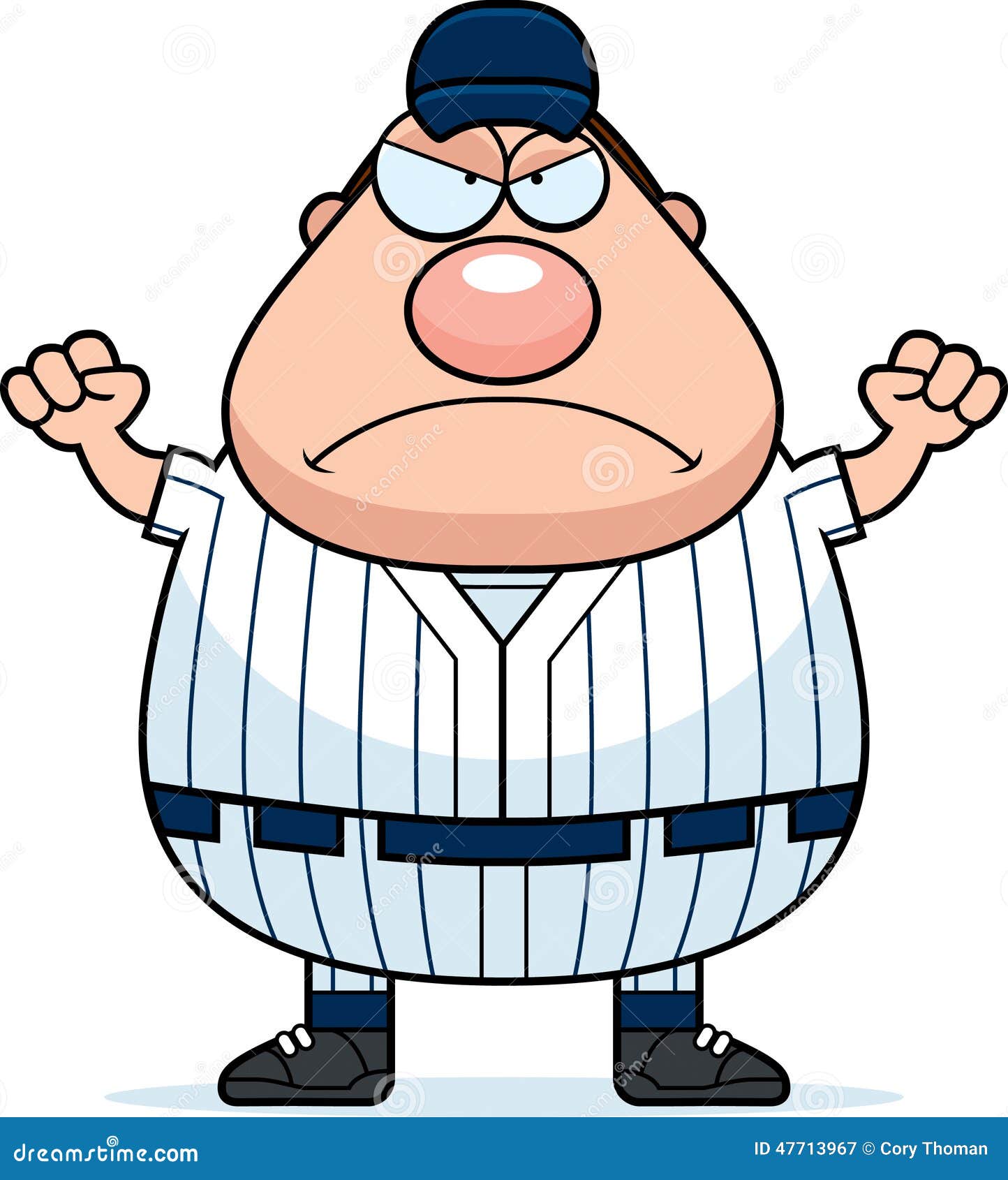 Angry Baseball Player stock vector. Illustration of people - 47713967
