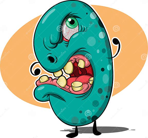 Angry Bean stock vector. Illustration of character, grunge - 22217963