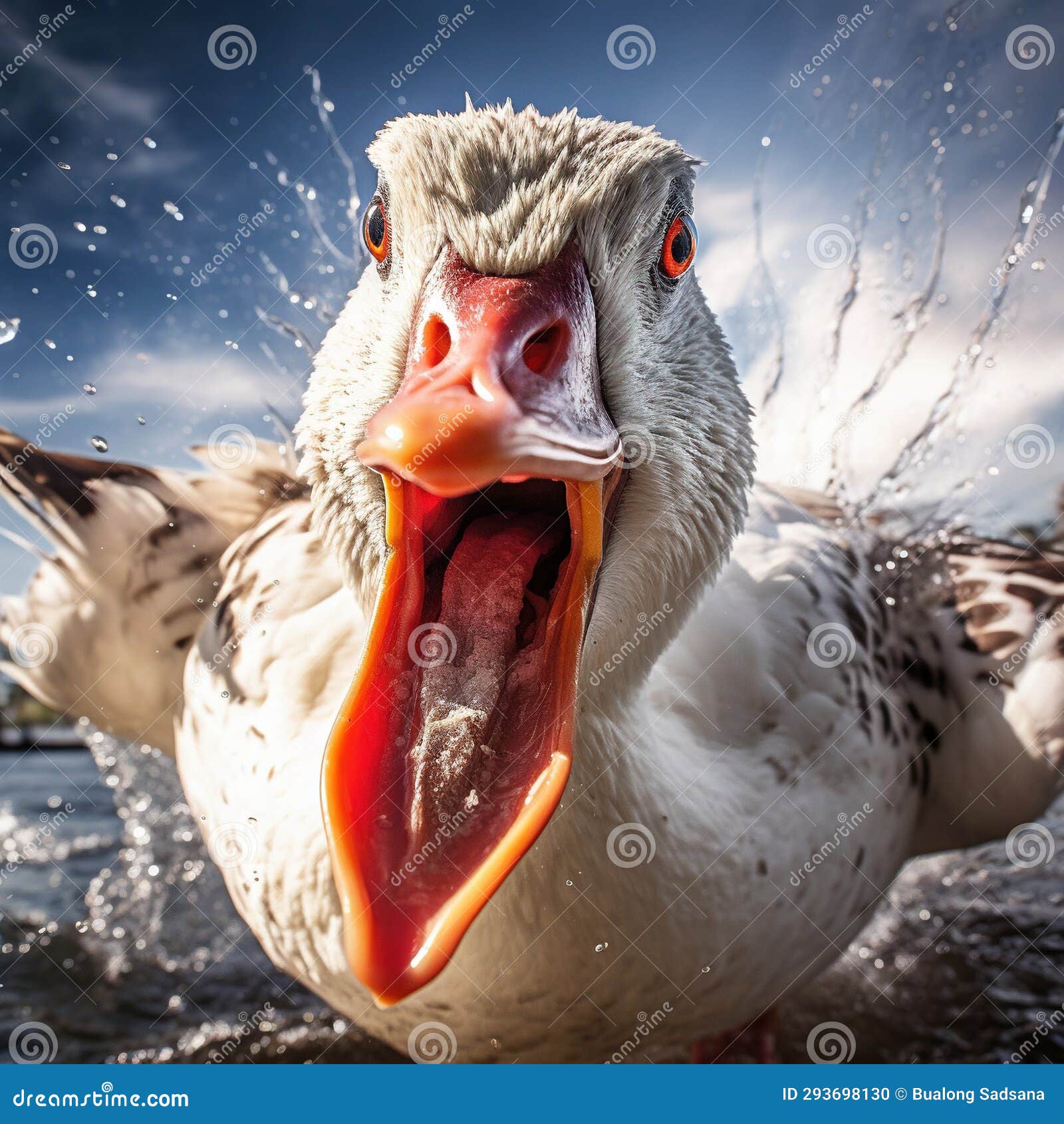 Angry bird stock illustration. Illustration of close - 293698130