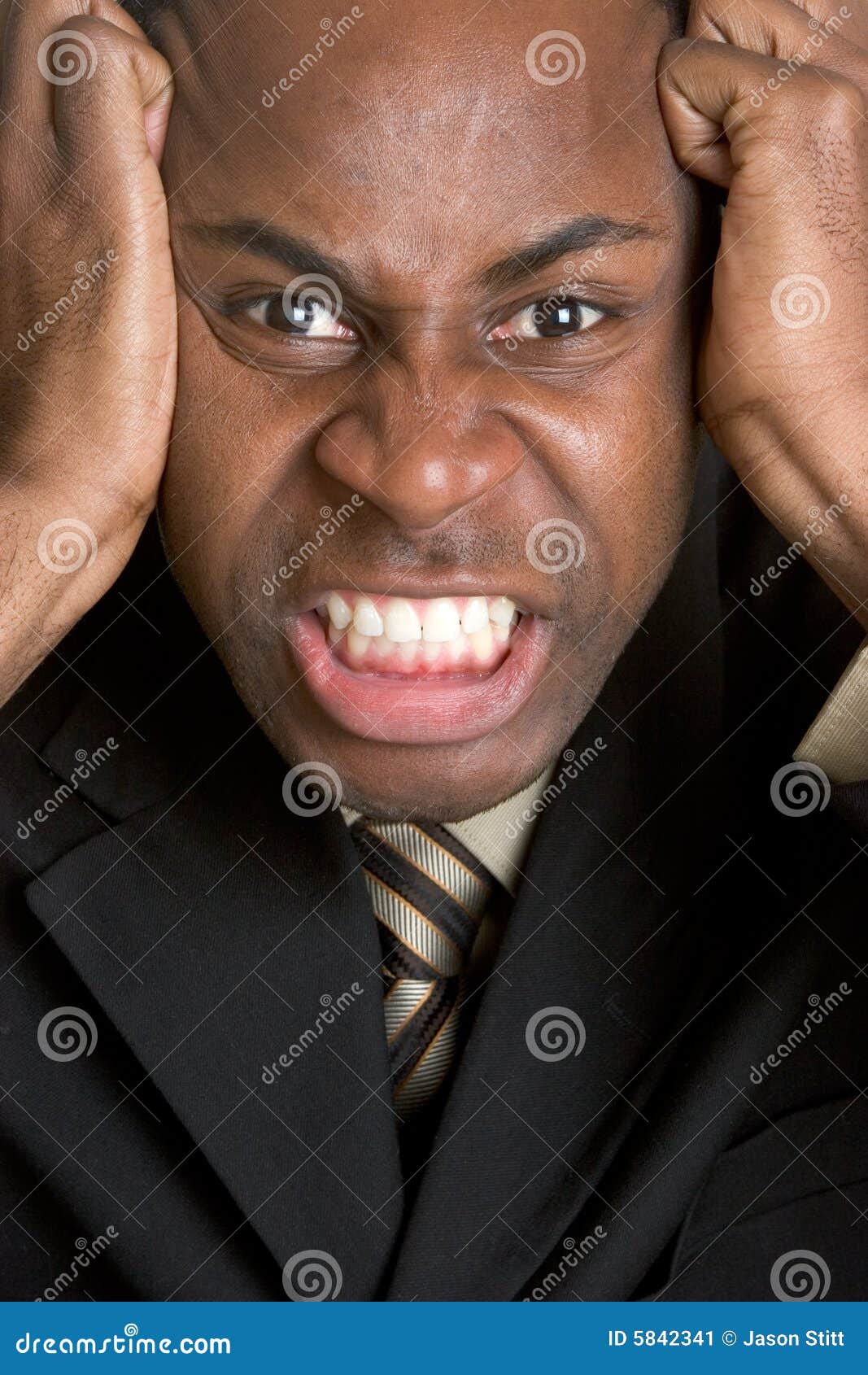 Angry Black Man stock image. Image of american, black - 5842341