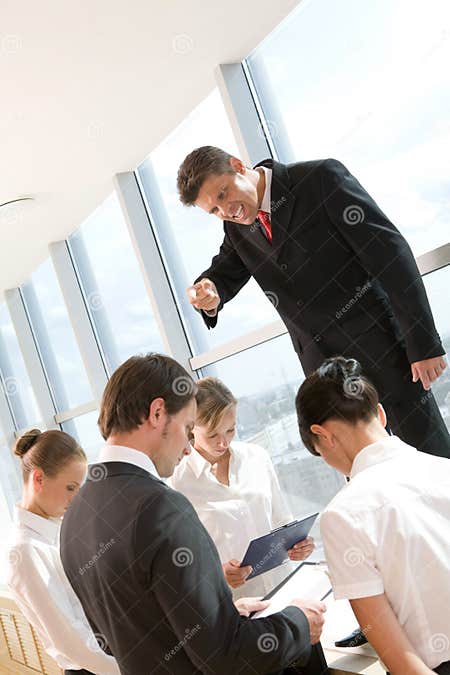 Angry boss stock image. Image of businesswoman, communicating - 10495469