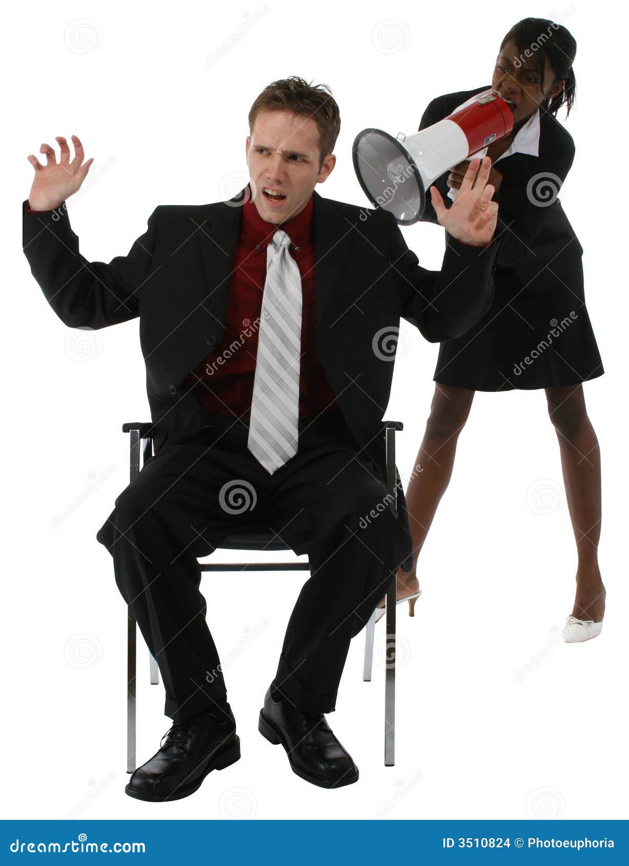 Angry Boss stock photo. Image of body, chair, people, concept - 3510824