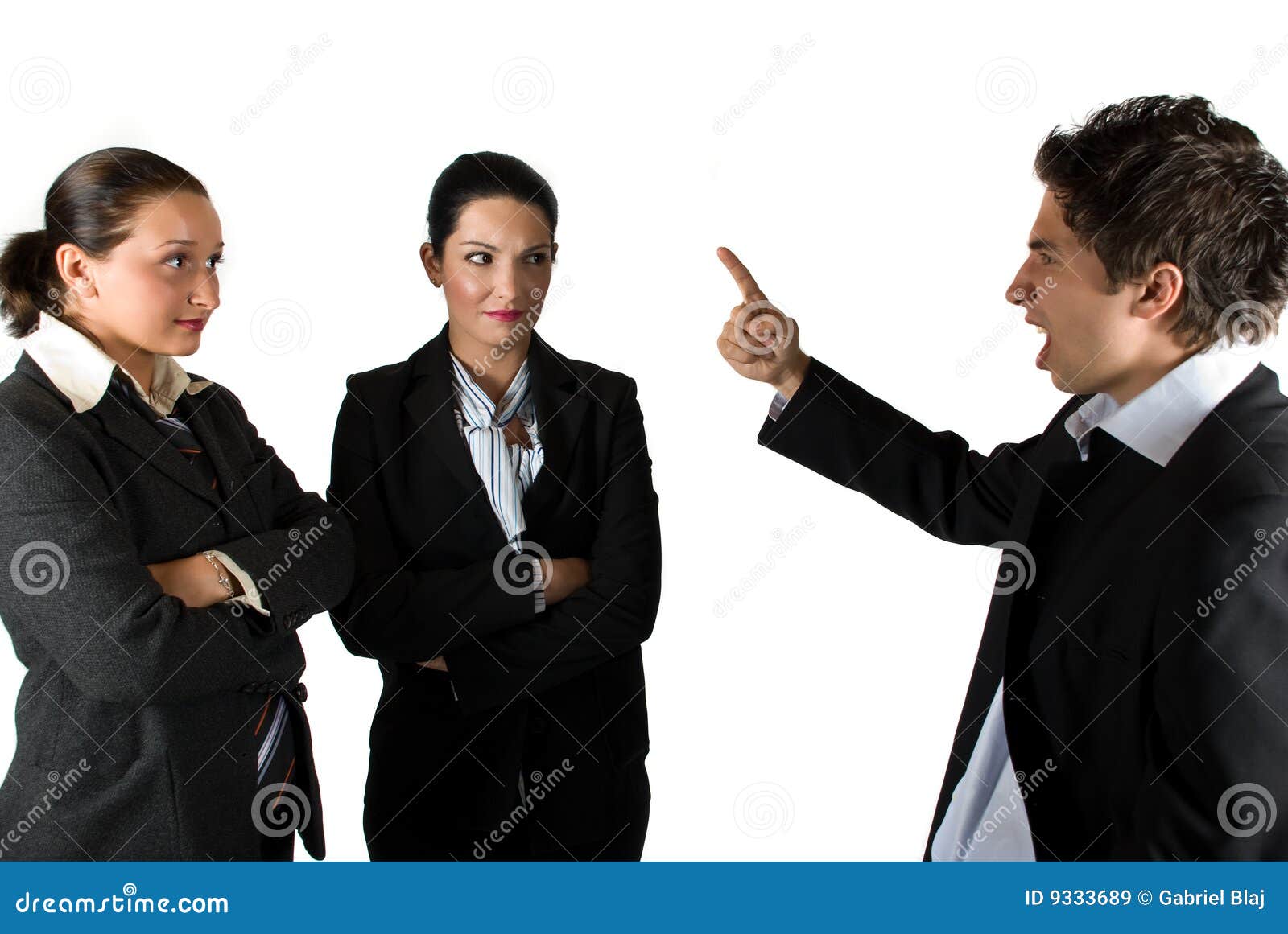 Angry boss stock image. Image of businesspeople, crazy - 9333689