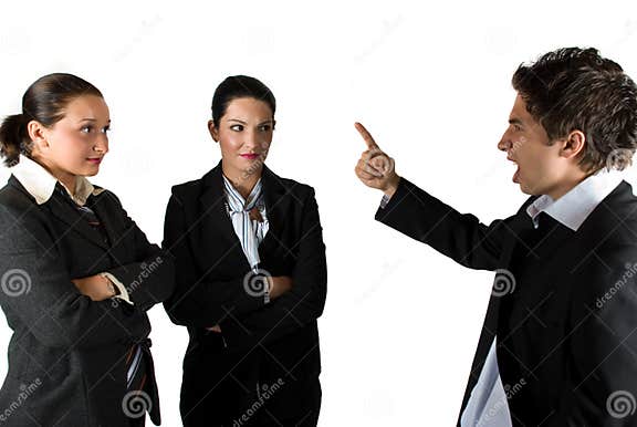 Angry boss stock image. Image of businesspeople, crazy - 9333689