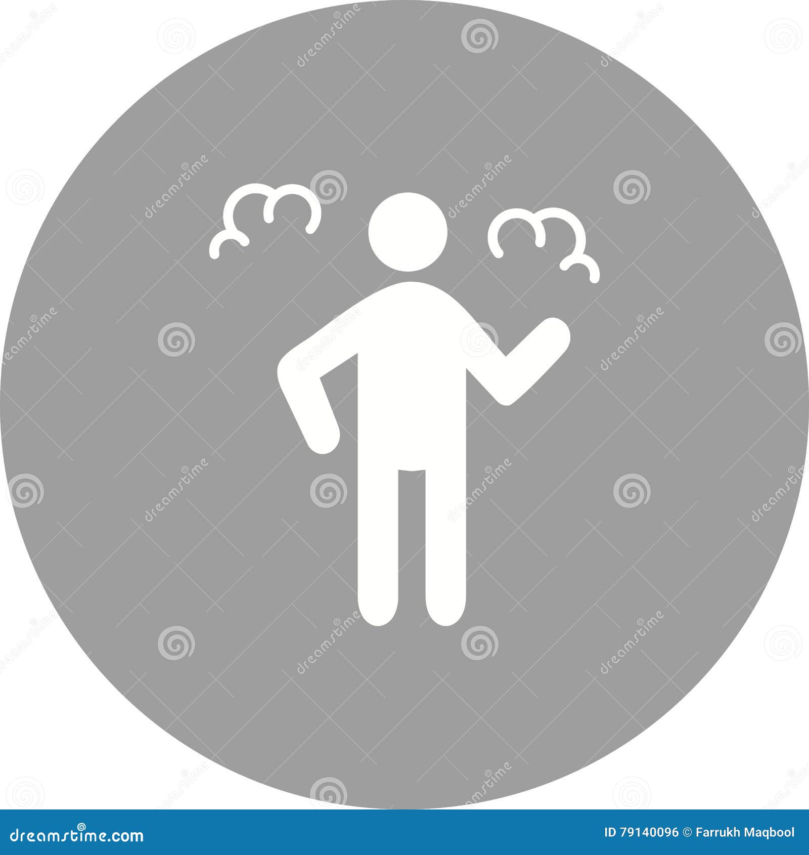 Angry Boss stock vector. Illustration of unhappy, concept - 79140096