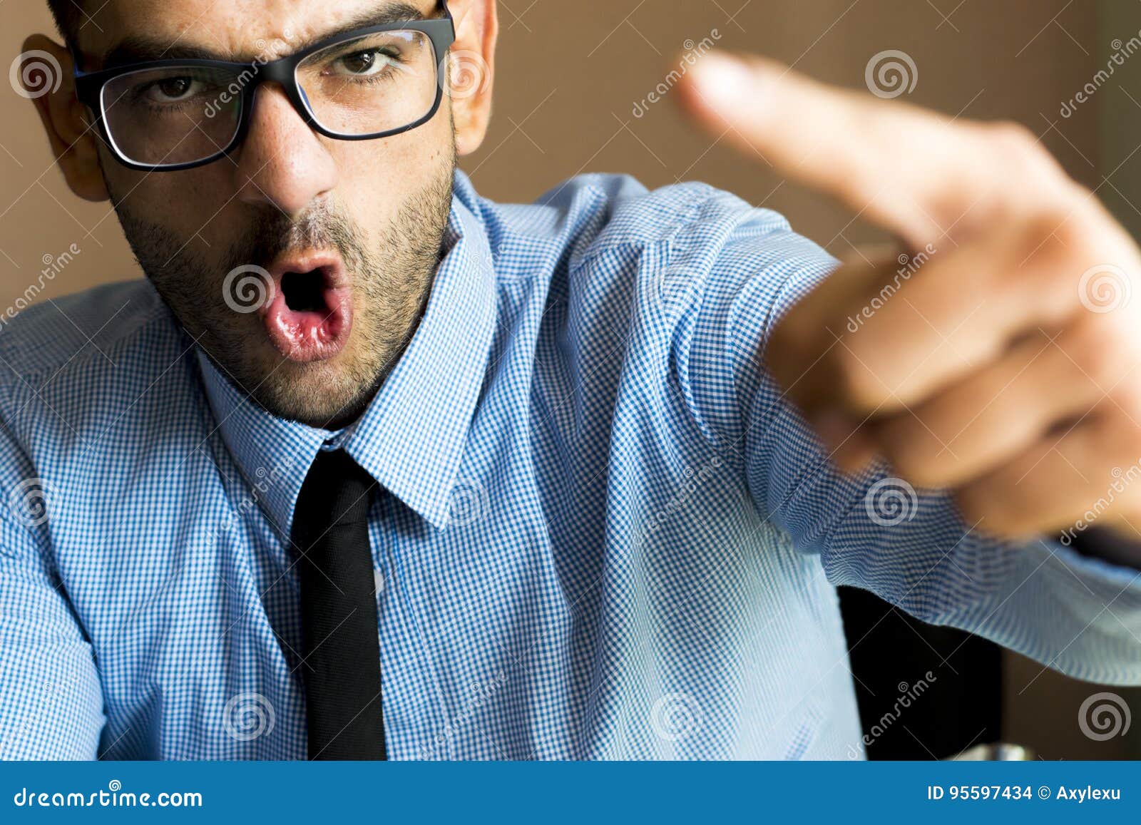 Angry boss stock photo. Image of frustration, deadline - 95597434