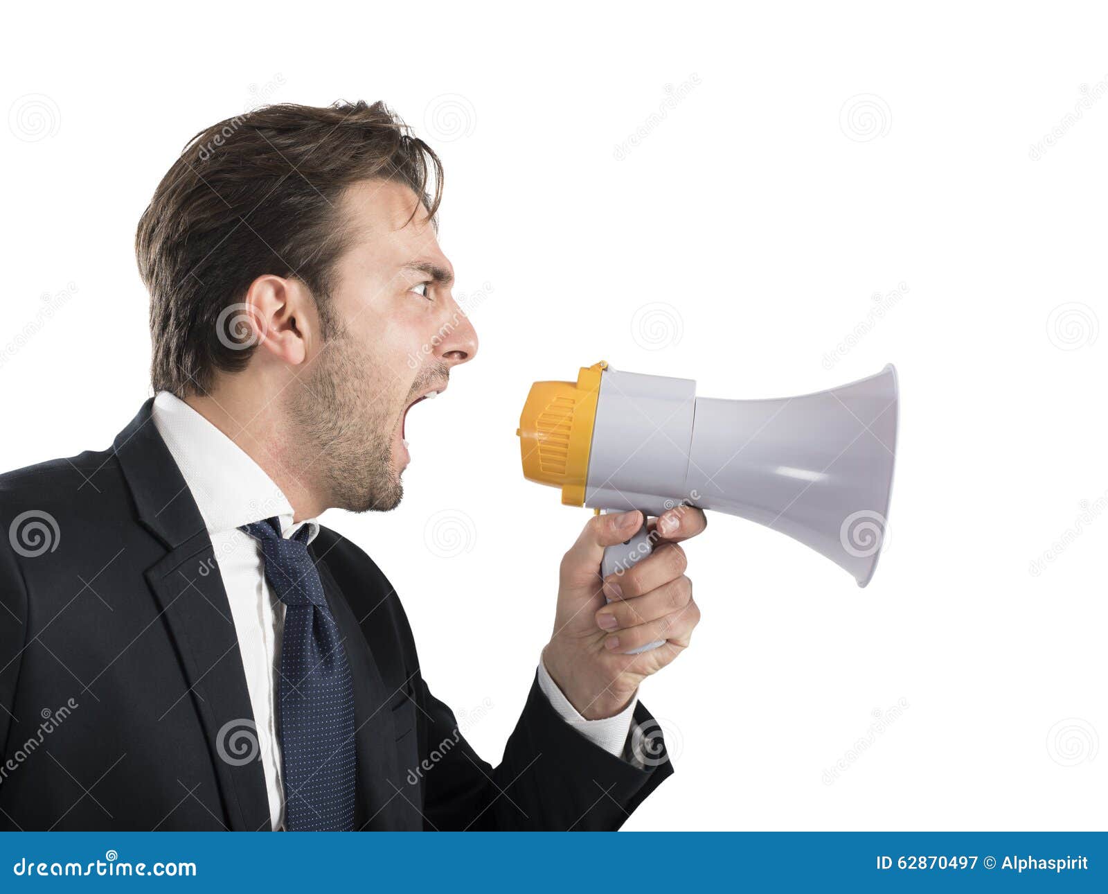 Angry boss shouting stock image. Image of leadership - 62870497