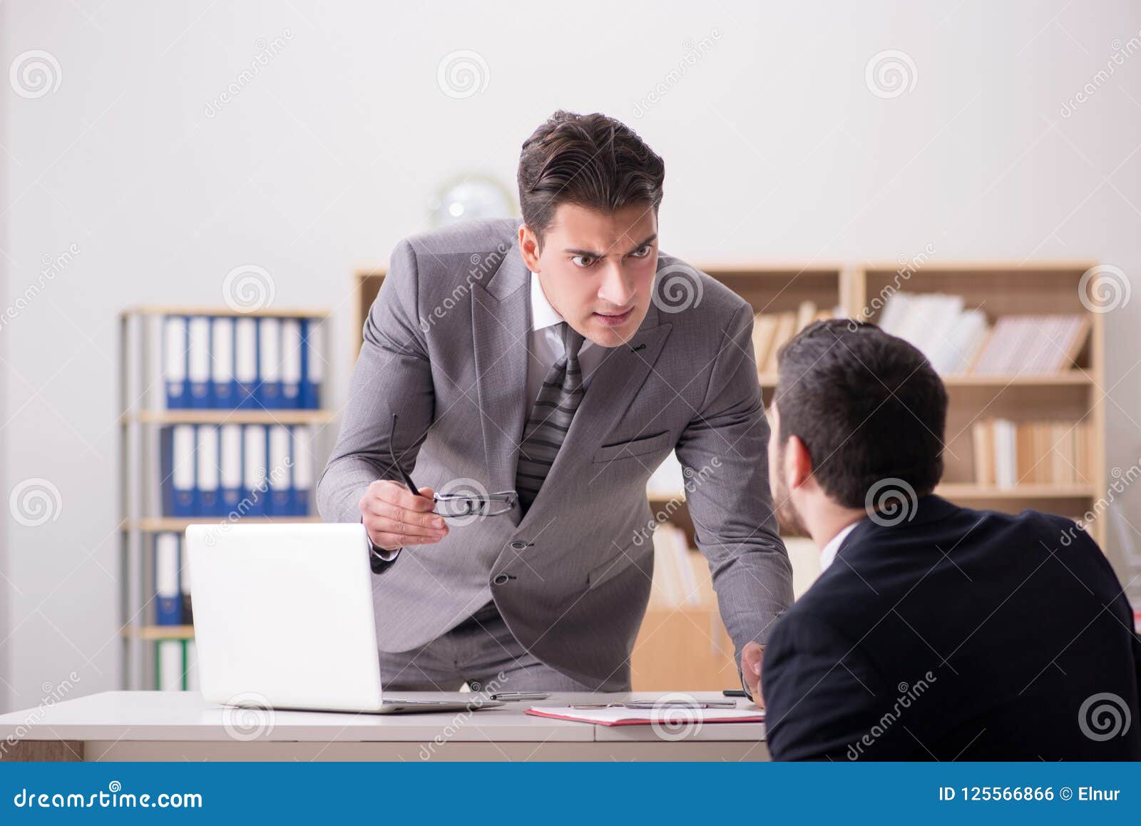 The Angry Boss Shouting at His Employee Stock Photo - Image of failure ... The Angry Boss Shouting at His Employee Stock Photo - Image of failure ...