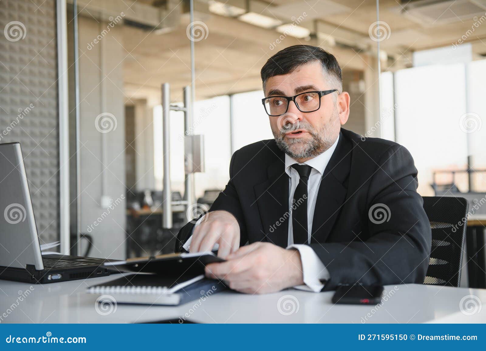 Angry Boss Shouting at His Employee Stock Photo - Image of trouble ...